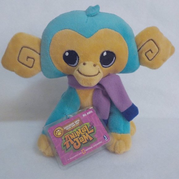 Wildworks | Toys | National Geographic Animal Jam Plush With Code New ...